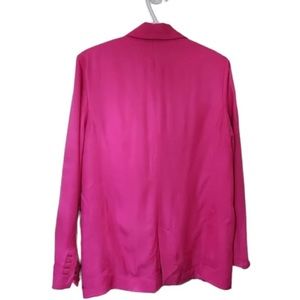 Zara | Jackets & Coats | Zara Silk Satin One Button Blazer | Poshmark